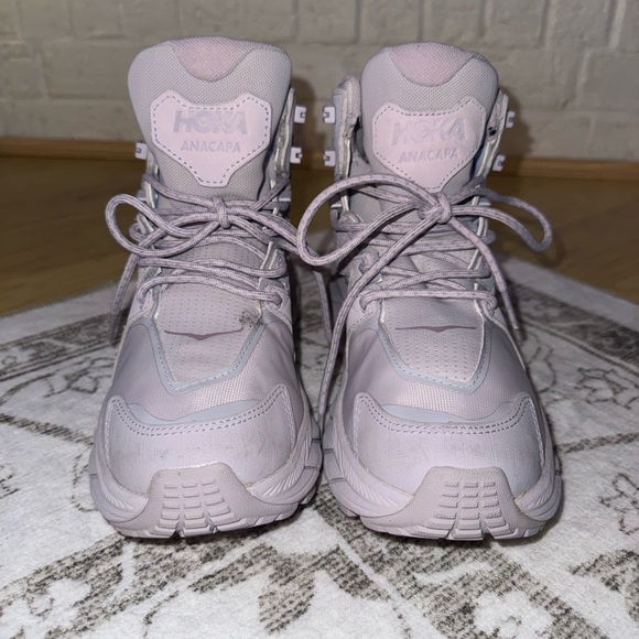 Hoka | Shoes | Hoka Anacapa Goretex Vibram Megagrip Hiking Shoes Lilac ...